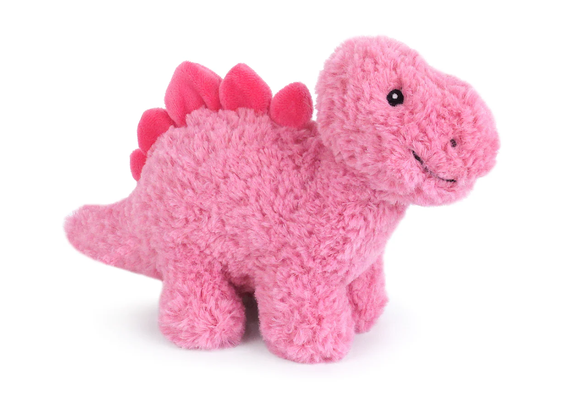 Cuddles Dino Plush Animal - Pink – Cheeky Baby Boutique Rome